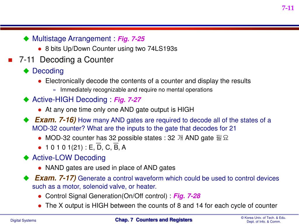 PPT - Chap. 7 Counters and Registers PowerPoint Presentation, free ...