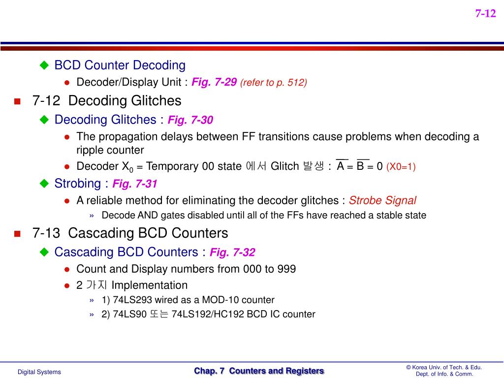 PPT - Chap. 7 Counters and Registers PowerPoint Presentation, free ...