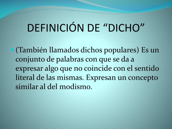 PPT - DICHOS Y REFRANES MEXICANOS PowerPoint Presentation - ID:7081675