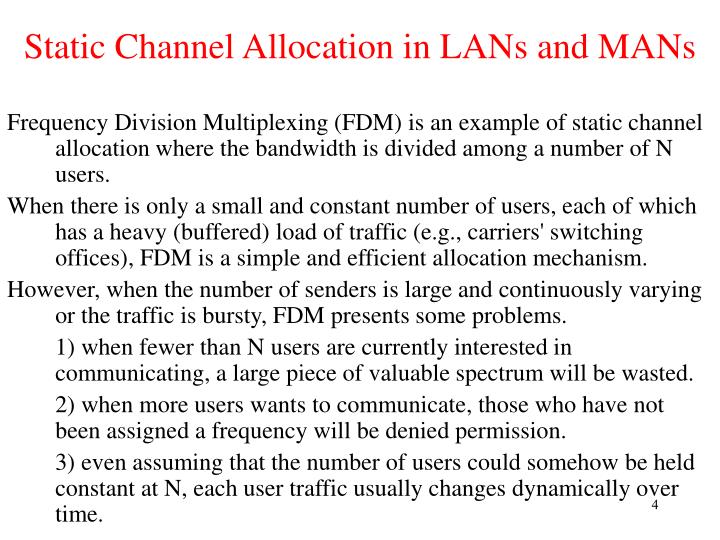 PPT - The Medium Access Control Sublayer PowerPoint Presentation - ID:7081907