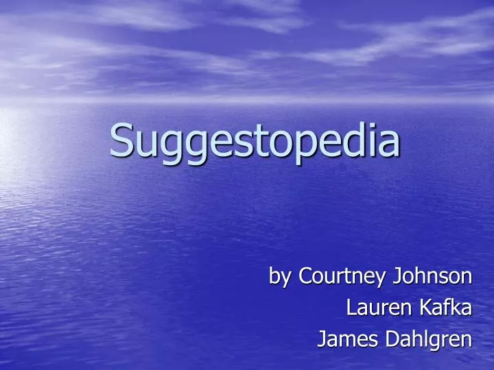 PPT - Suggestopedia PowerPoint Presentation, free download - ID:7082193