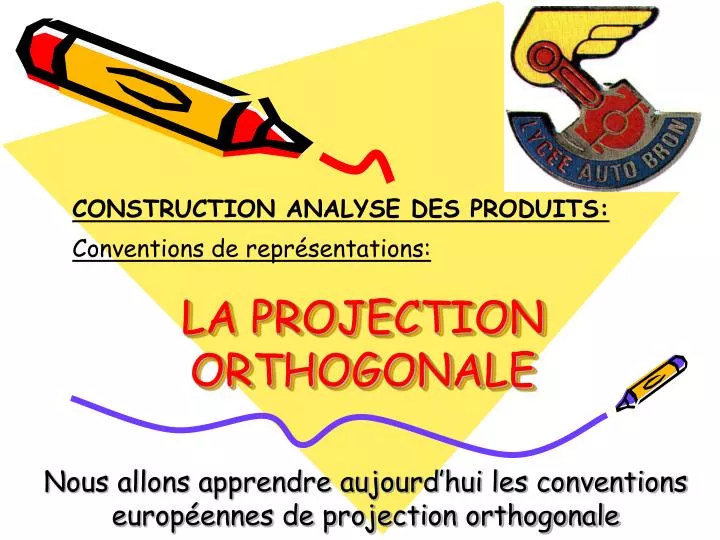 PPT - LA PROJECTION ORTHOGONALE PowerPoint Presentation, free download ...