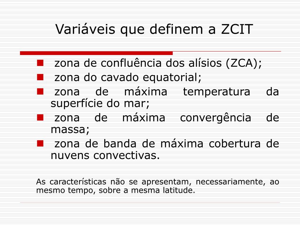 PPT - Zona de Convergência Intertropical(ZCIT) PowerPoint Presentation ...