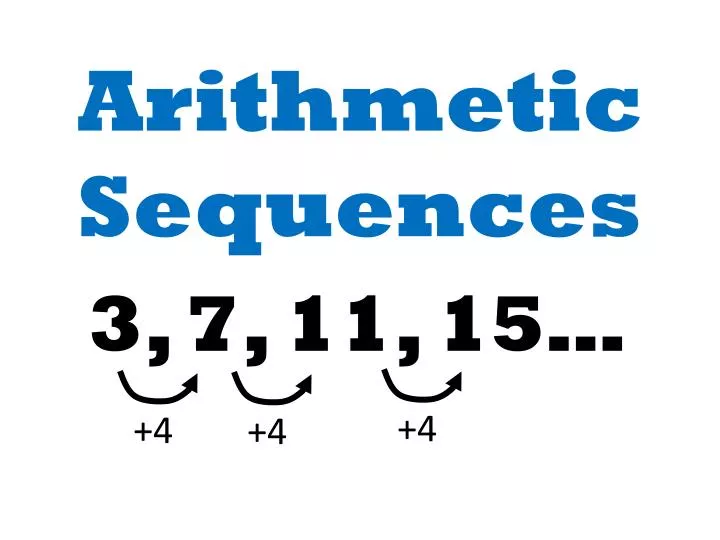 PPT - Arithmetic Sequences PowerPoint Presentation, free download - ID ...