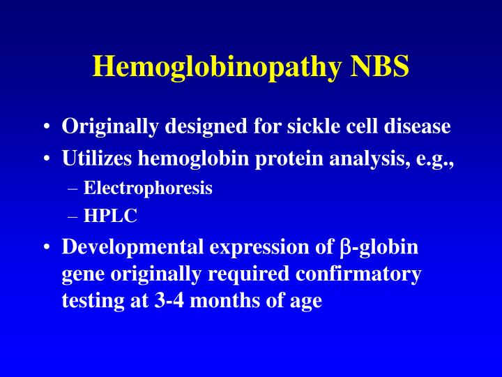 PPT - Genetics of the Hemoglobinopathies & Newborn Screening for the ...