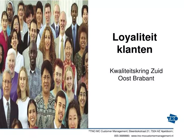 PPT - Loyaliteit klanten PowerPoint Presentation, free download - ID ...