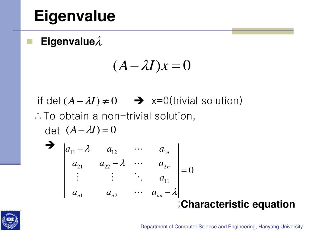 PPT - Numerical Analysis – Eigenvalue and Eigenvector PowerPoint ... PPT - Numerical Analysis – Eigenvalue and Eigenvector PowerPoint ...