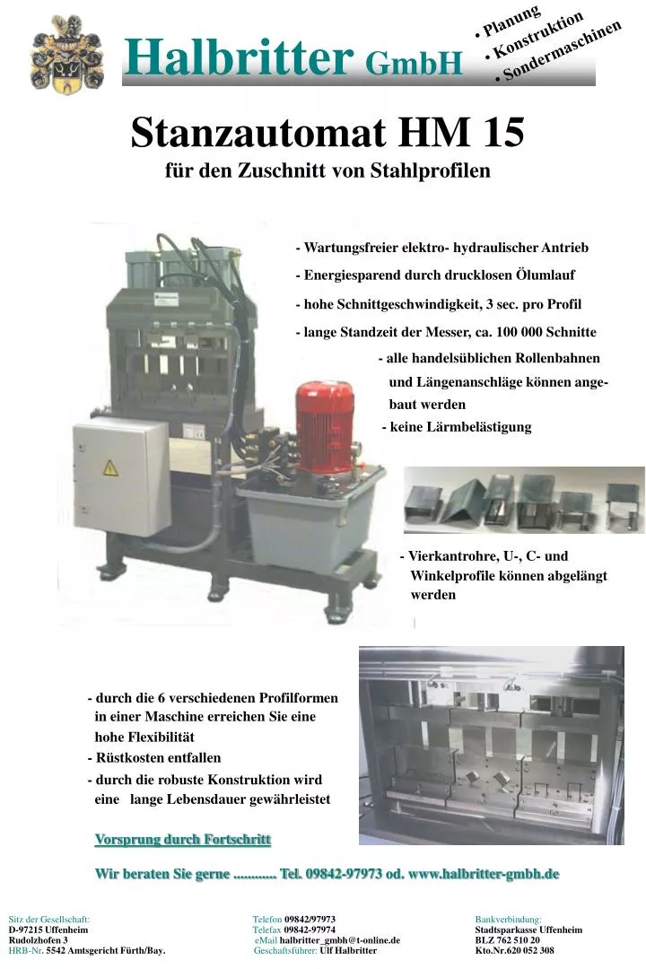 PPT - Halbritter GmbH PowerPoint Presentation, free download - ID:7084923