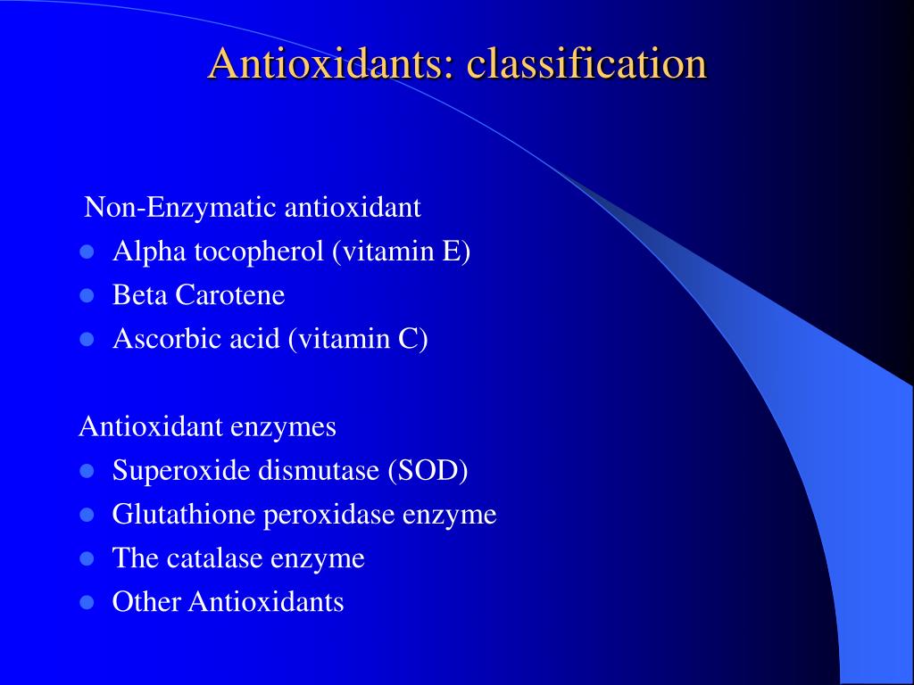 PPT - Antioxidants therapy and cancer prevention PowerPoint ...