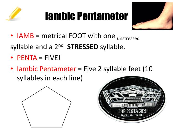 PPT - IAMBIC PENTAMETER PowerPoint Presentation - ID:7085451