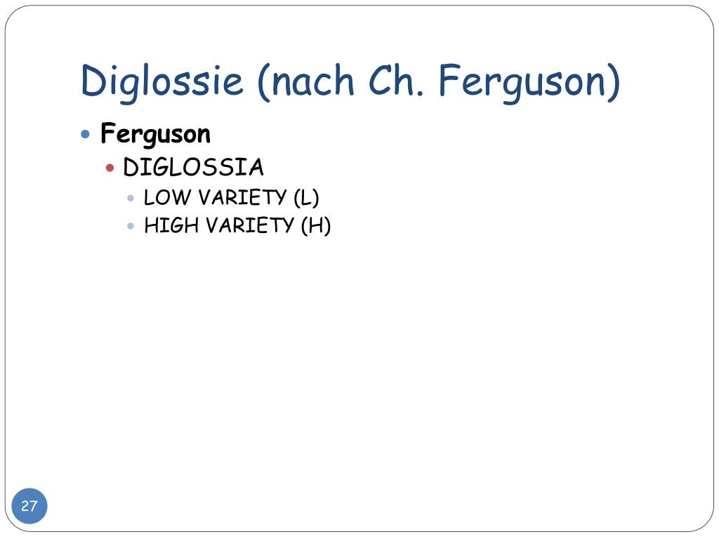 PPT - Die romanischen Sprachen aus soziolinguistischer Perspektive III ...