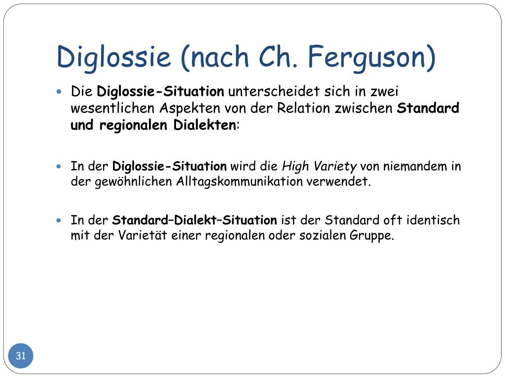 PPT - Die romanischen Sprachen aus soziolinguistischer Perspektive III ...