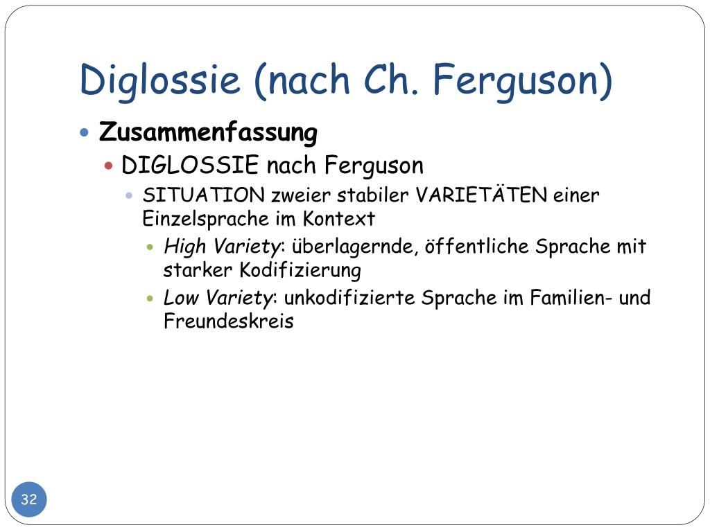 PPT - Die romanischen Sprachen aus soziolinguistischer Perspektive III ...