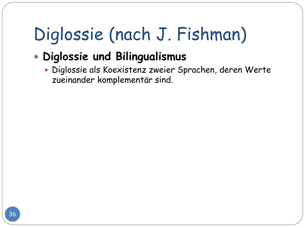 PPT - Die romanischen Sprachen aus soziolinguistischer Perspektive III ...