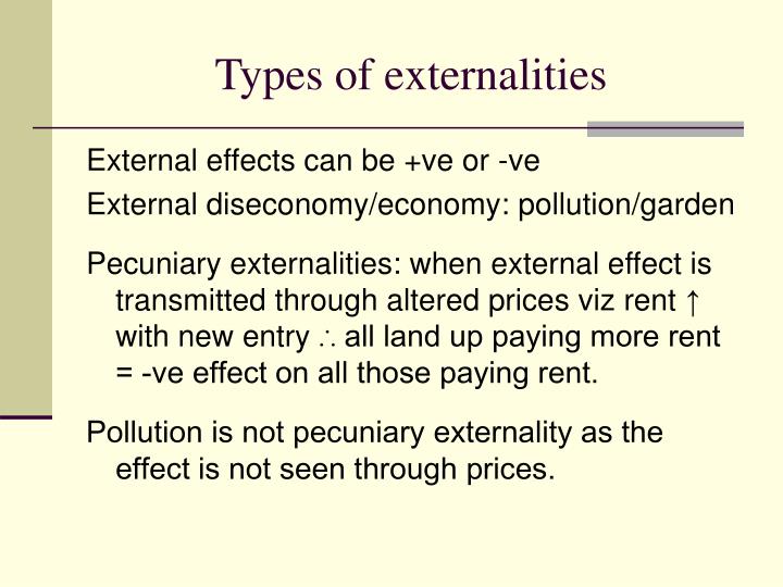 PPT - Property Rights, Externalities & Environmental problems ...