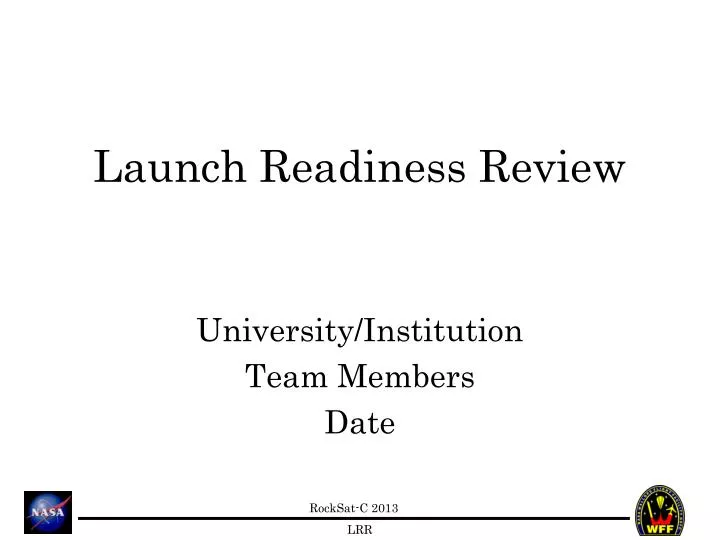 PPT - Launch Readiness Review PowerPoint Presentation, free download ... PPT - Launch Readiness Review PowerPoint Presentation, free download ...
