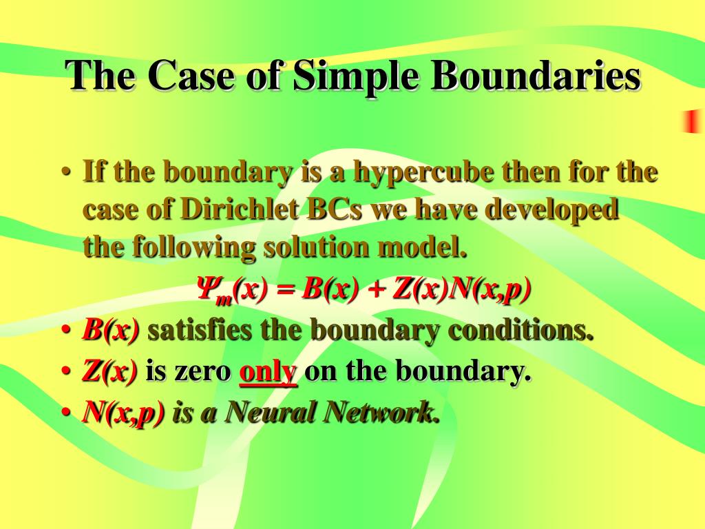 Ppt Neural Network Methods For Boundary Value Problems With Irregular Boundaries Powerpoint