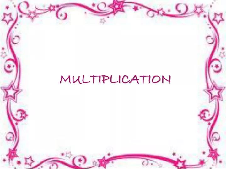 PPT - MULTIPLICATION PowerPoint Presentation, free download - ID:7088928