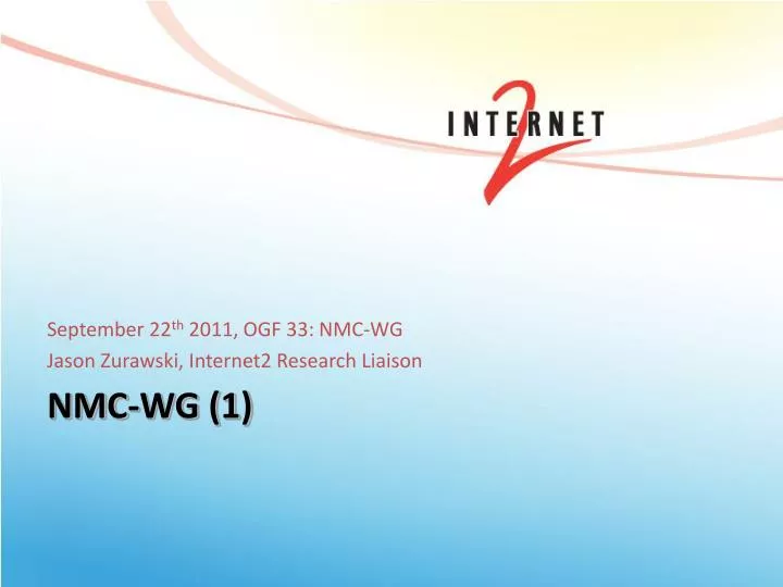 PPT - NMC-WG (1) PowerPoint Presentation, free download - ID:7090289