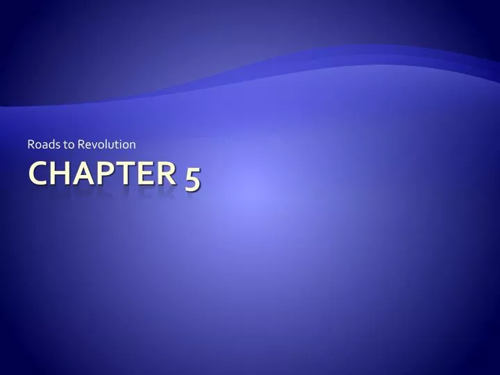 PPT - Chapter 5 PowerPoint Presentation, free download - ID:7090683