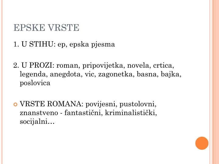 PPT - KNJI EVNOST - ponavljanje PowerPoint Presentation - ID:7090782