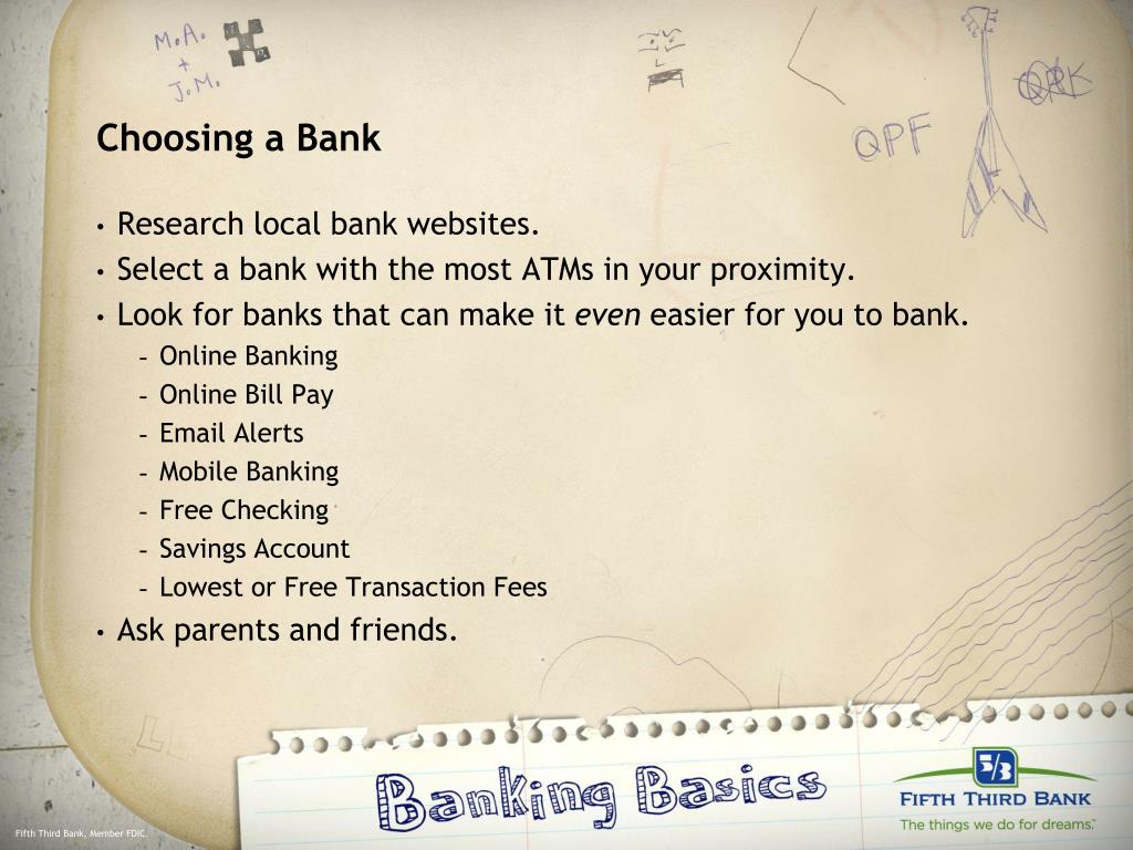 PPT - Comprehensive Guide to Banking Basics for High School Students ...