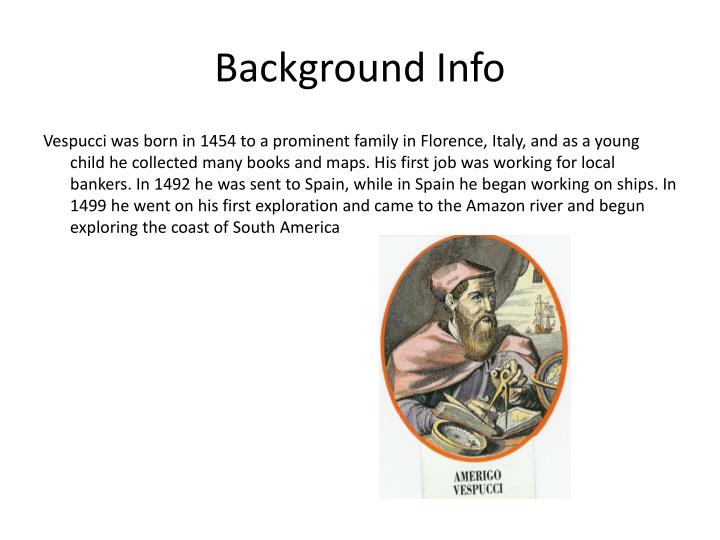 PPT - Amerigo Vespucci PowerPoint Presentation - ID:7091805