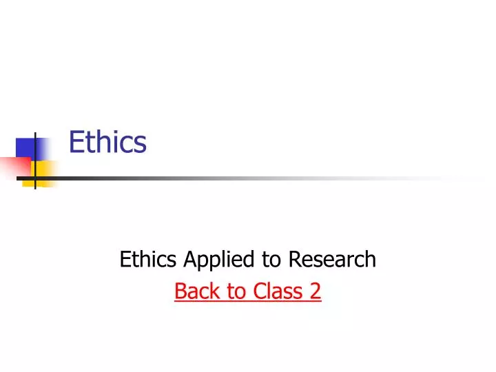 PPT - Ethics PowerPoint Presentation, free download - ID:7091807