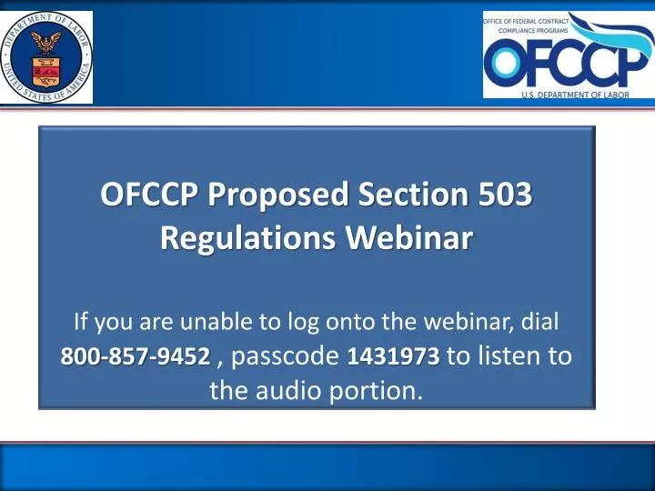 PPT - NOTICE of Proposed Rulemaking (NPRM) PowerPoint Presentation ...