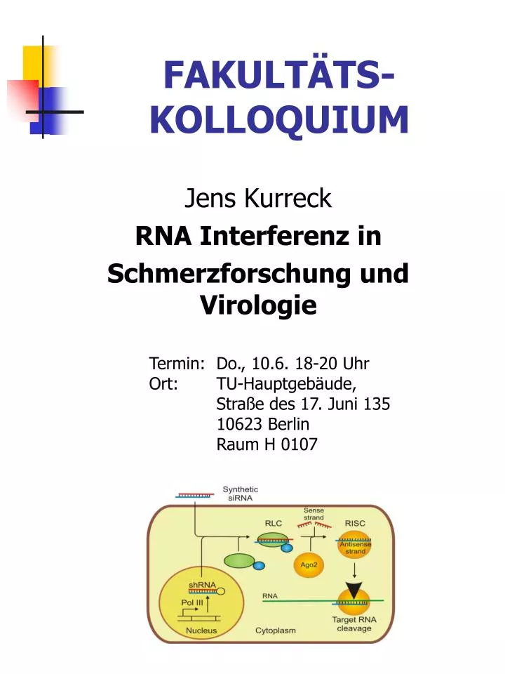 PPT - Fakultäts-Kolloquium PowerPoint Presentation, free download - ID ...