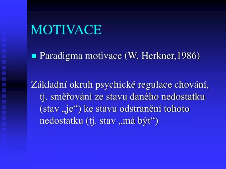 PPT - MOTIVACE PowerPoint Presentation, free download - ID:7094814