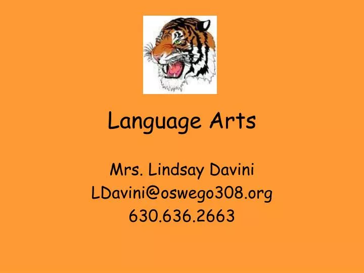 PPT - Language Arts PowerPoint Presentation, free download - ID:7096047
