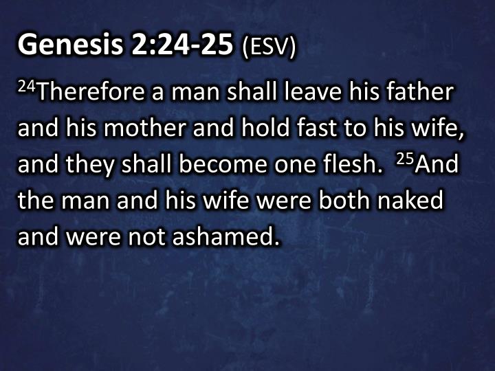 PPT - Genesis 2:18-25 (ESV) PowerPoint Presentation - ID:7096747