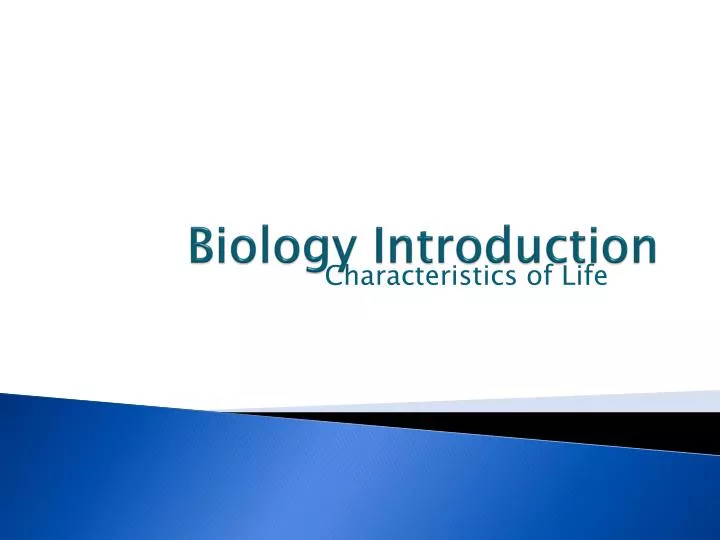 PPT - Biology Introduction PowerPoint Presentation, free download - ID ...