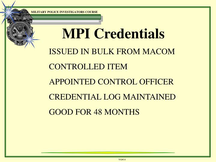 PPT - Military Police Investigations PowerPoint Presentation - ID:7098181