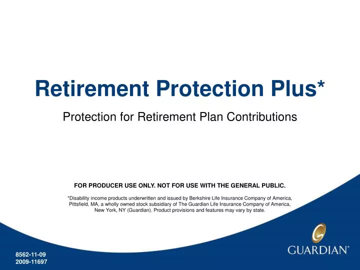 PPT - Retirement Protection Plus* PowerPoint Presentation, free ...