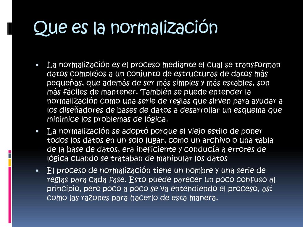 PPT - Normalización de la Base de Datos. PowerPoint Presentation, free ... PPT - Normalización de la Base de Datos. PowerPoint Presentation, free ...
