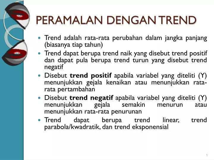 PPT - PERAMALAN DENGAN TREND PowerPoint Presentation, free download ...