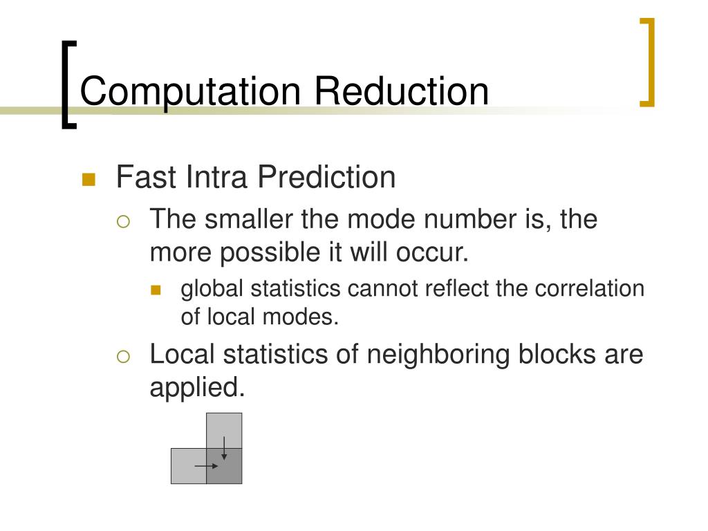 Ppt Analysis Fast Algorithm And Vlsi Architecture Design For H264avc Intra Frame Coder