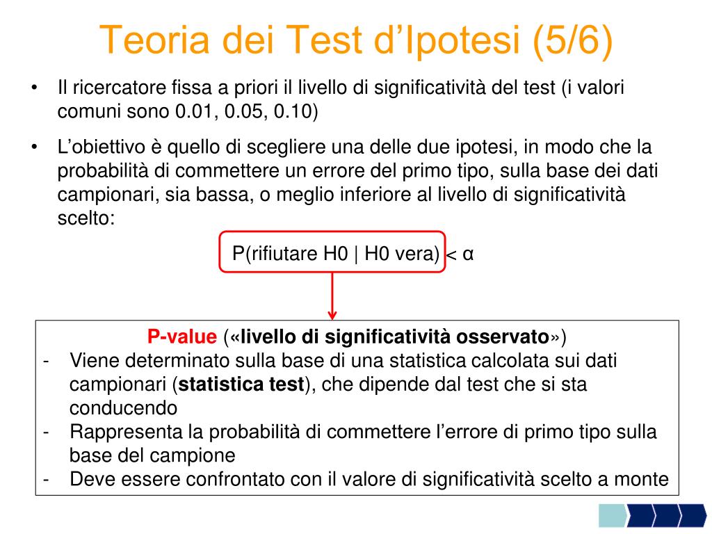 PPT - Analisi Bivariata : Test Statistici PowerPoint Presentation, free ...