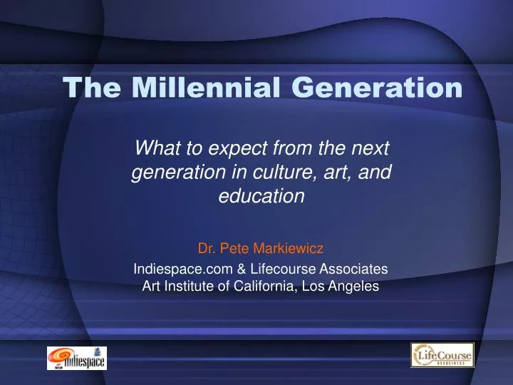 PPT - The Millennial Generation PowerPoint Presentation, free download ...
