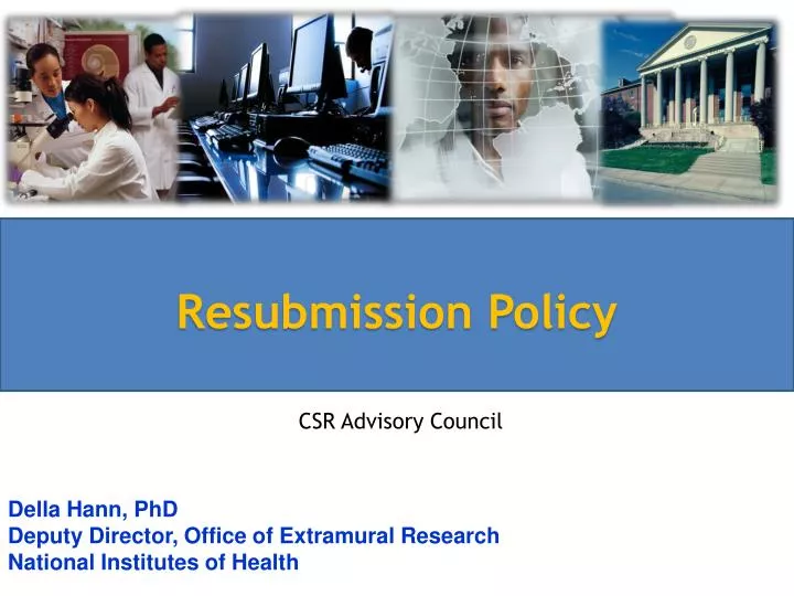 PPT - Resubmission Policy PowerPoint Presentation, free download - ID ...