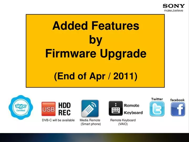 PPT - Added Features by Firmware Upgrade PowerPoint Presentation, free ...