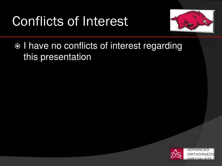 PPT - Conflicts of Interest PowerPoint Presentation, free download - ID ...
