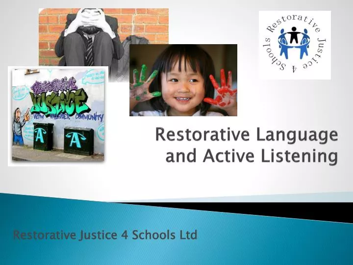 PPT - Restorative Language and Active Listening PowerPoint Presentation ...