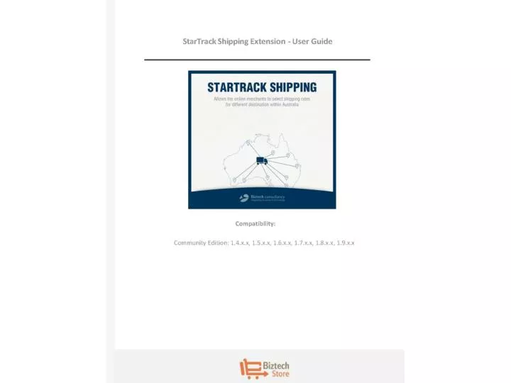 PPT - StarTrack Shipping Extension - User Guide PowerPoint Presentation ...