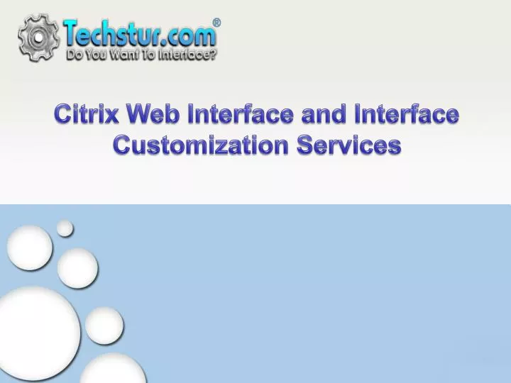 PPT - Citrix Web Interface PowerPoint Presentation, free download - ID ...