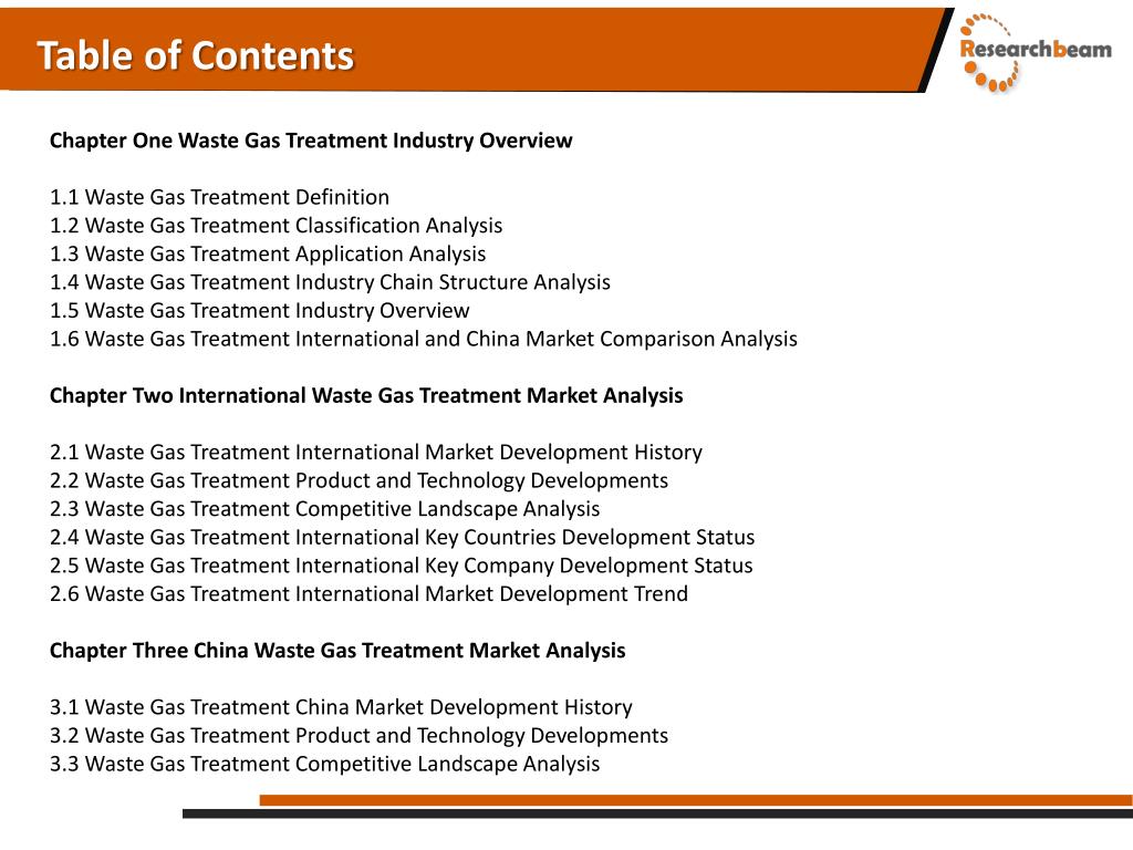 PPT - Global and China Waste Gas Treatment Market Size, Analysis ...