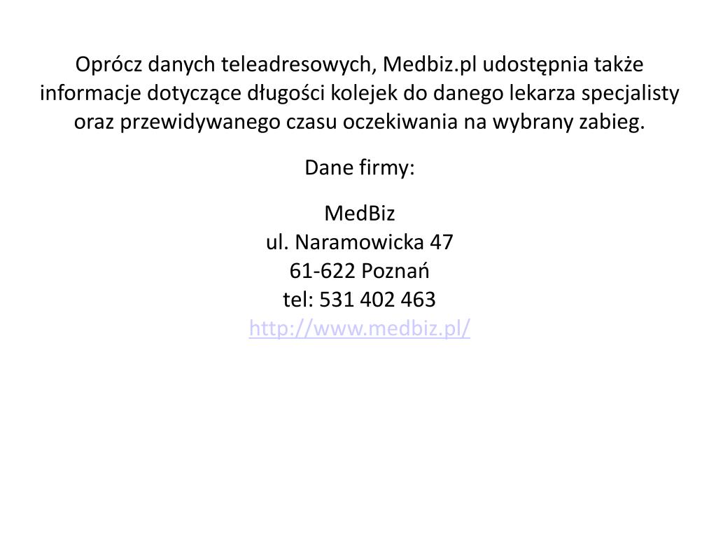 PPT - MedBiz PowerPoint Presentation, free download - ID:7111899