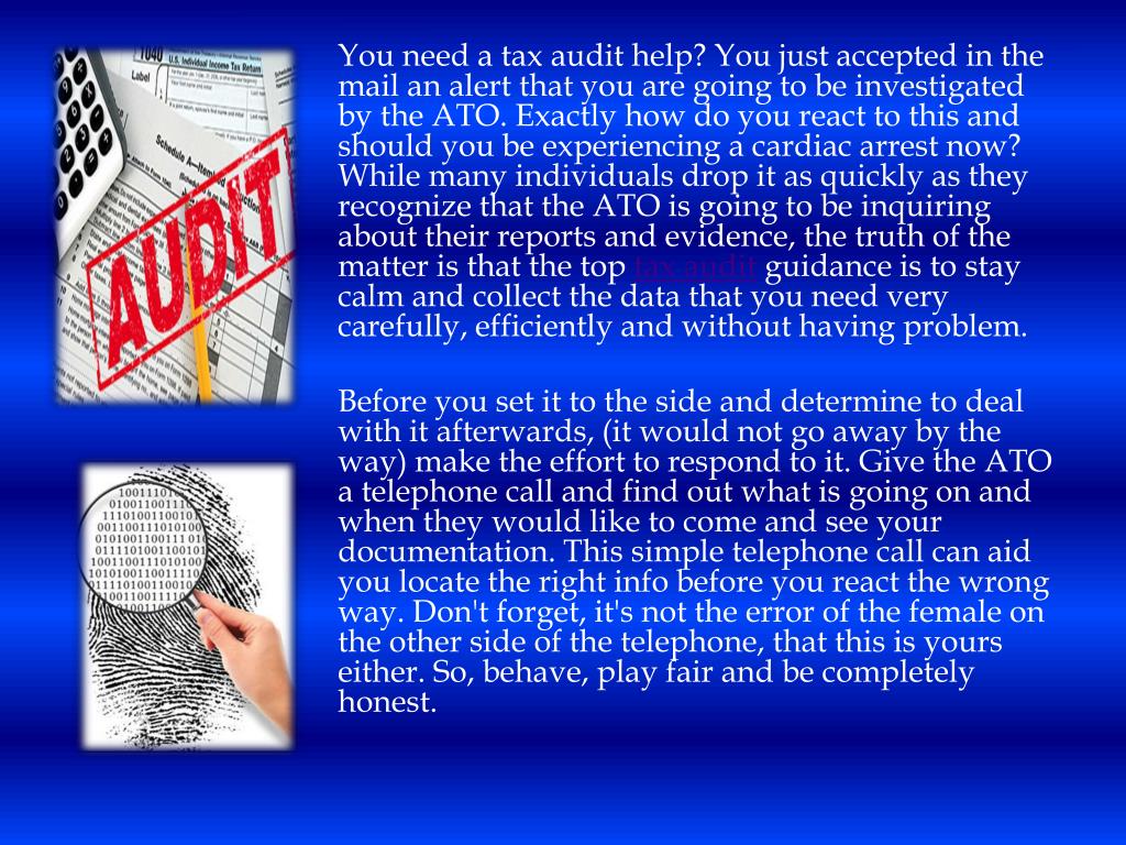 PPT - Tax Audit Assistance And Advice You Wanted PowerPoint ...
